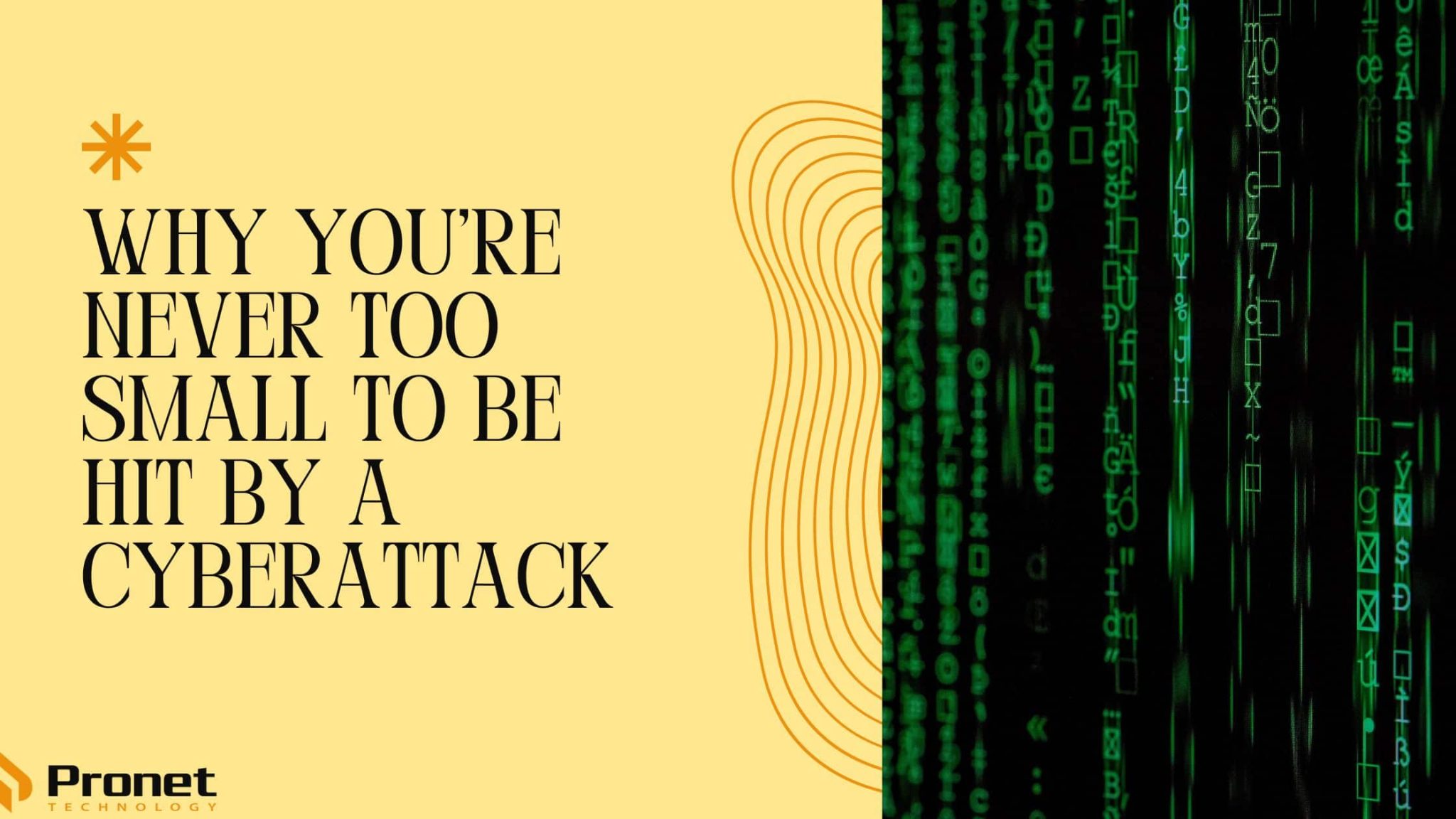 Why You are Never Too Small to be Hit by a Cyberattack - Pronet